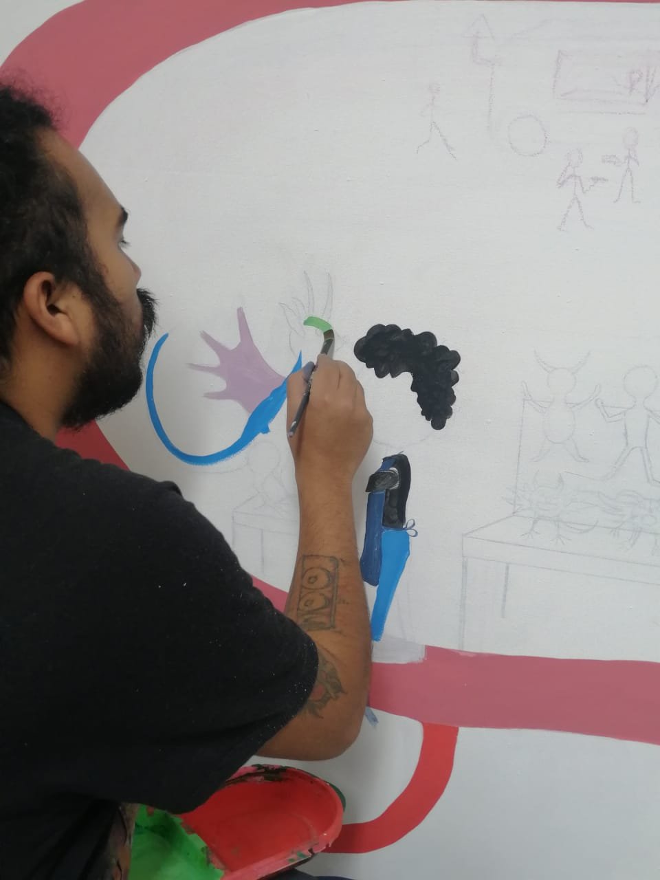 Murales inclusivos: - Corazones de Cristal, A.C.